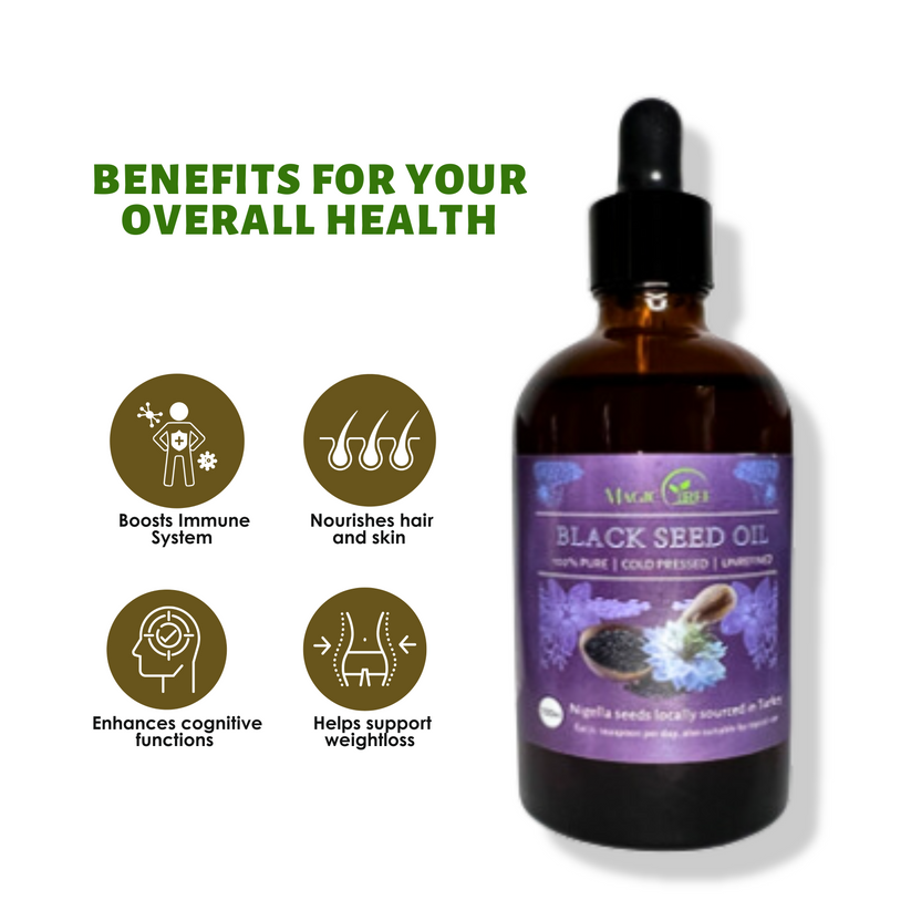 Organic Black Seed Oil | Nourish Hair & Skin, Reduce Inflammation ...