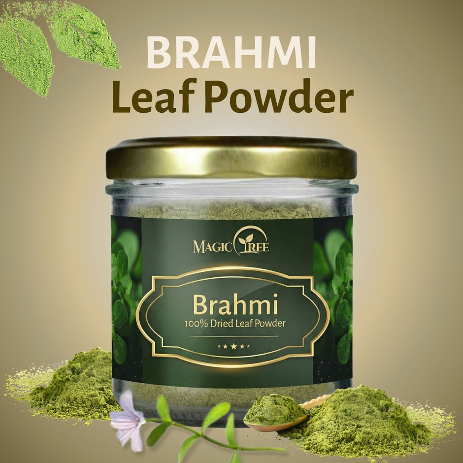 Organic Brahmi Leaf Powder - Cognitive Enhancer – MagicTree Superfoods